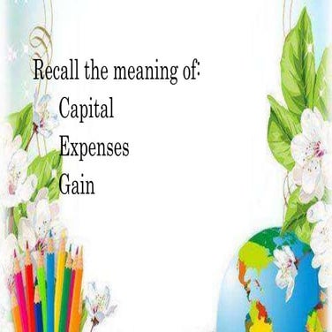 TLE 6 PPT Q3 – Business Income, Revenue & Expense, Computing The ...