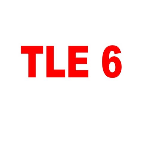 TLE 6 Agriculture Powerpoint Presentation | PPTX