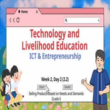 Technology and livelihood Education (TLE)_GRADE_6_QUARTER1_WEEK2_DAY2 ...