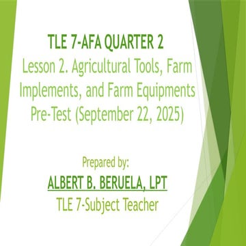 TLE 7-ICT Quarter 1 Lesson 1 TLE 7-ICT Quarter 1 Lesson 1 | PPTX