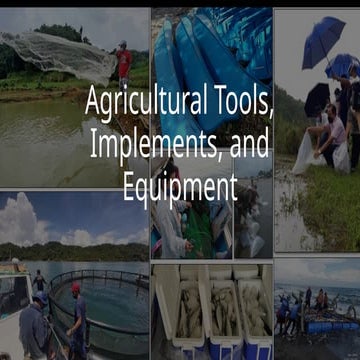 TLE 7 AFA - Agricultural Tools, Implements, and Equipment.pptx