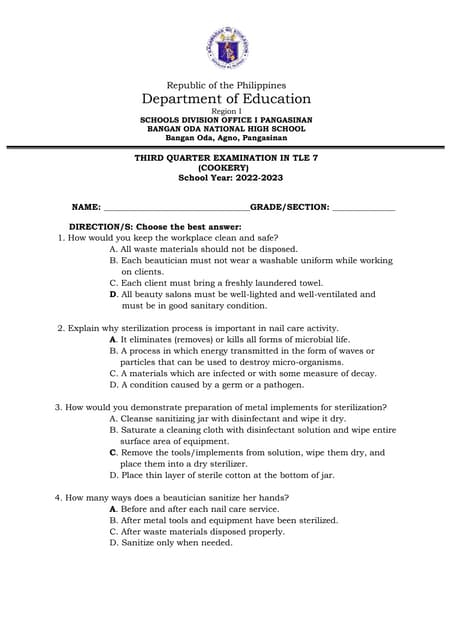 TLE 7 COOKERY Answer Key docx tle-7-cookery-answer-key-docx