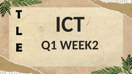 MATATAG Curriculum TLE Grade 7 Quarter 1 | PPTX