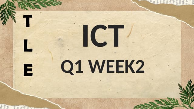 MATATAG Curriculum TLE Grade 7 Quarter 1 | PPTX