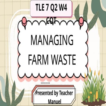 LESSON EXEMPLAR QUARTER 2 TLE 7 MATATAG CURRICULUM | PDF