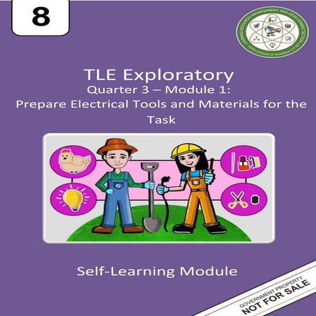 EIM 7/8 Lesson 1: Prepare Electrical Tools and Materials | PPTX