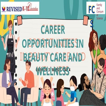 Career Opportunities in Beauty and Wellness Industry-day 3 fcs-tle-8 ...