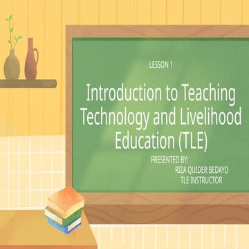 tle1. nature scope and components of TLE | DOCX