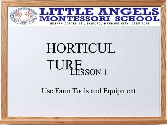 Farm hand tools.pptx | Agriculture | Industries