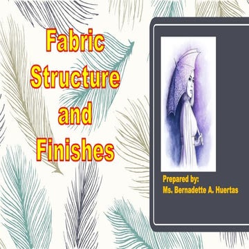 Tle 9 l1 fabric structure | PPTX