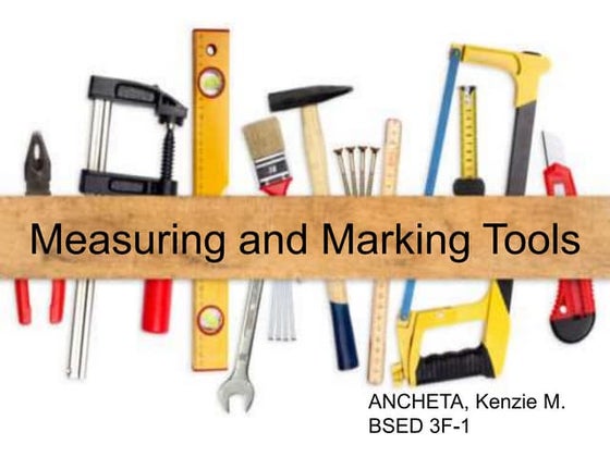 Marking out tools | PPT