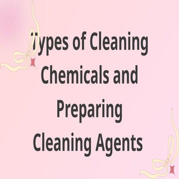 CLEANING AND SANITIZING KITCHEN TOOLS AND EQUIPMENT | PPTX