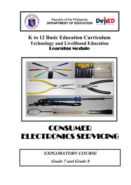 Materials and tools in making electrical gadgets | PPT