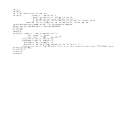 Tle html code january 18 2013 | TXT