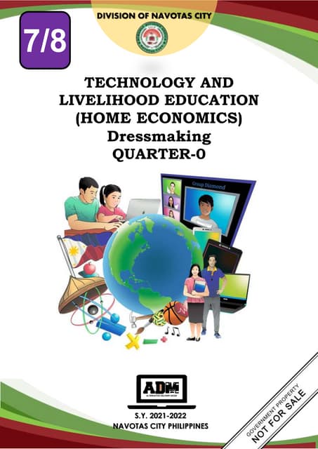 technology and livelihood education DRESSMAKING | PDF technology and livelihood education DRESSMAKING | PDF