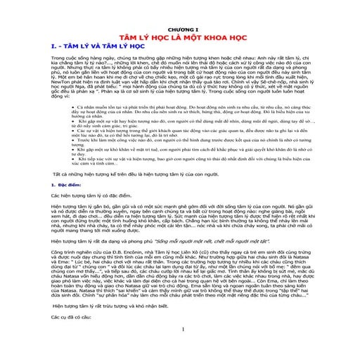 Tam ly hoc dai cuong | PDF