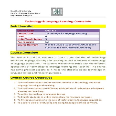 T&ll course info | PDF