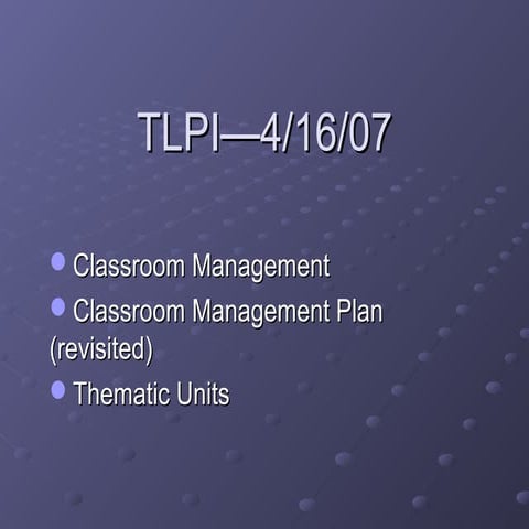 Tlpi pp 041607_finalforweb | PPT | Secondary Education | Education