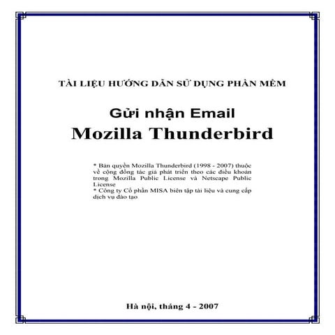 Tl thunderbird | PDF