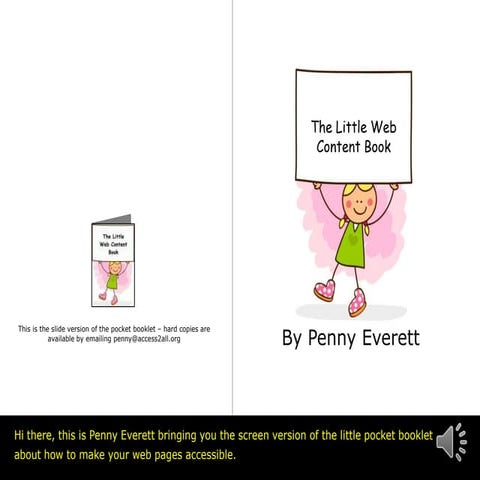 The Little Web Content Book by Penny Everett | PPSX