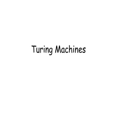 TM turing machine theory of automata.ppt