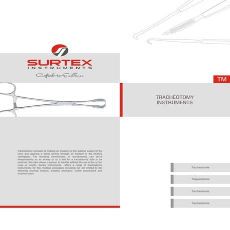 TRACHEOTOMY INSTRUMENTS | PDF