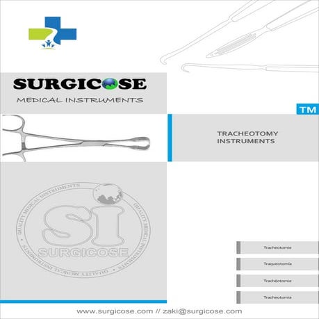 TRACHEOTOMY INSTRUMENTS [SURGICOSE] | PDF