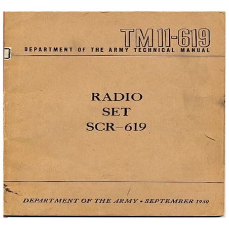 Radio SCR 619. TM11 - 619 | PDF