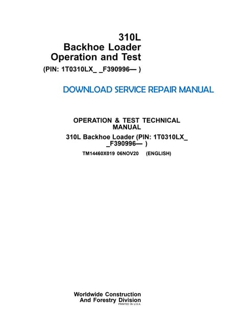 Jcb 3 dx backhoe loader service repair manual | PDF
