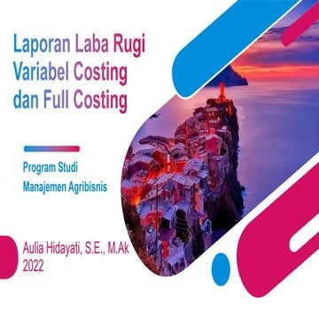 Full Costing dan Variabel Costing | PPTX