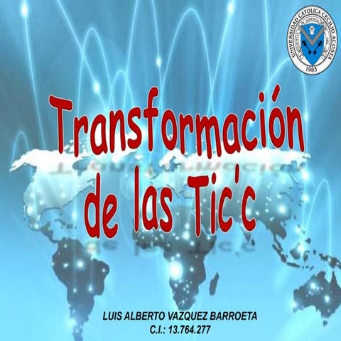 Transformacion de los medios de comunicacion | PPTX