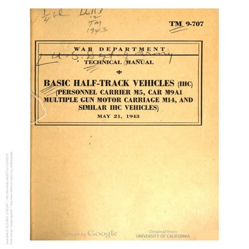 TM 9-707 | PDF | Off-Road Vehicles | Auto Body Styles