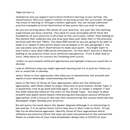 Tma 01 Task sheet | PDF