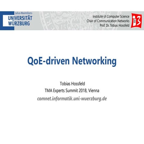 QoE-driven Networking | PDF | Browsers | Computer Software and Applications