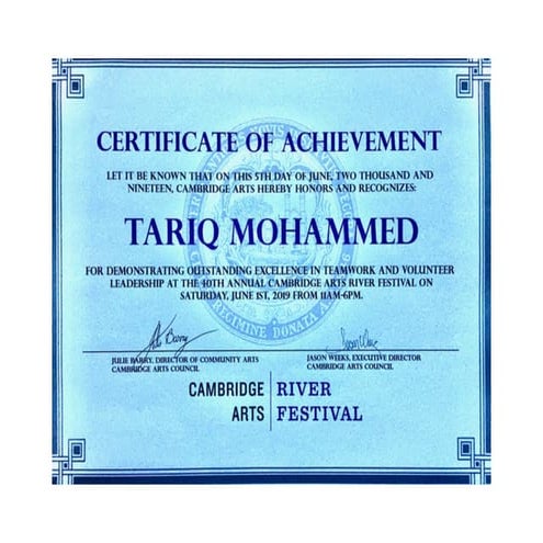 Cambridge Arts - Certificate of Achievement | PPT