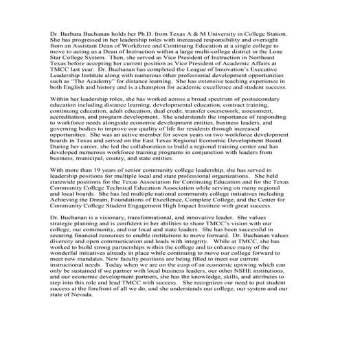 TMCC President Candidate Bios | PDF