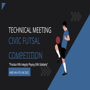 contoh ppt technical meeting turnament futsal | PPTX