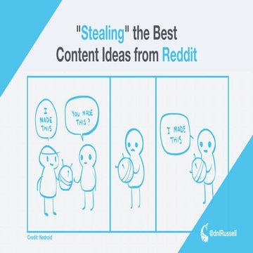 'Stealing' the Best Content Ideas from Reddit | PDF