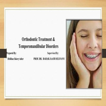 tempromandibuler disorder and ortho treatment ppt.pptx