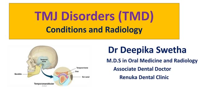 Temporomandibular Joint (TMJ) | PPTX