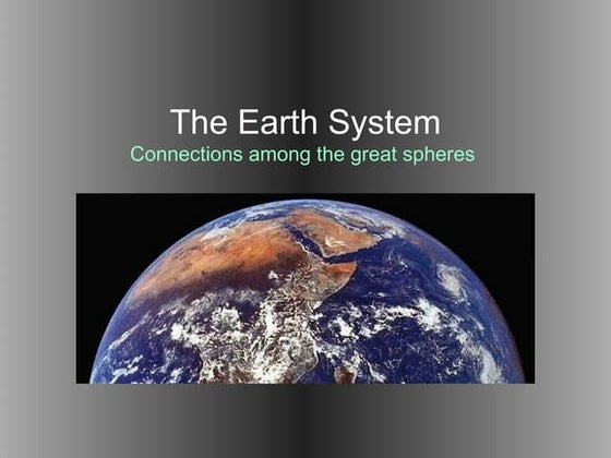 The earth system | PPT