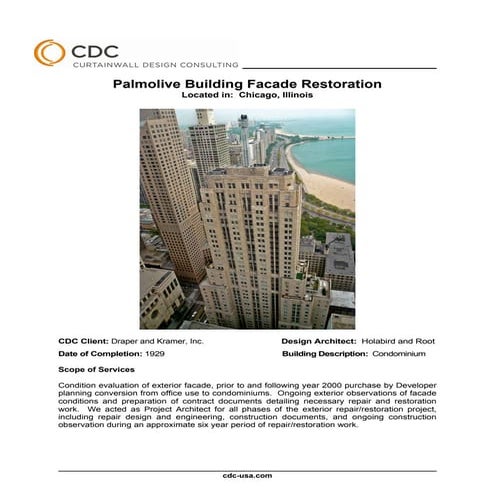 Tmh Cdc Repair Restoration Sample Projects | PDF