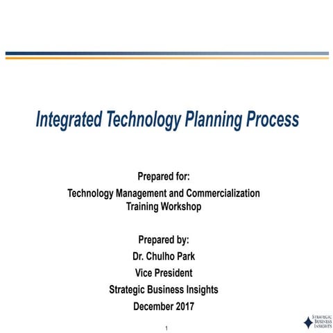 Integrated Technology Planning Process | PPT