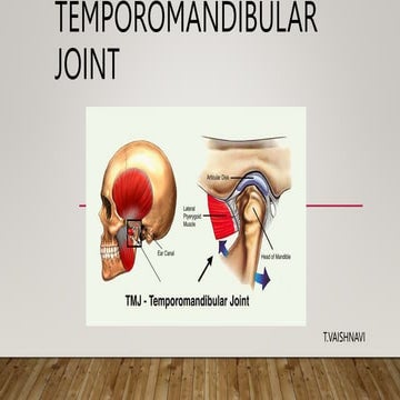 Temporomandibular joint | PPTX