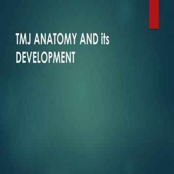 Anatomy of temporomandibular joint | PPTX