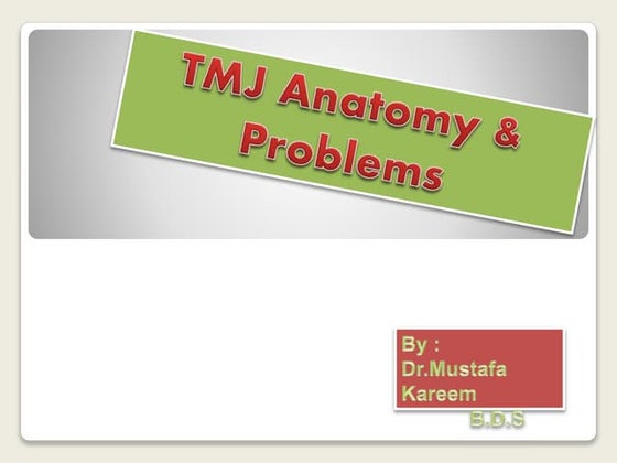Tm j examination | PPTX | Bone and Joint Conditions | Diseases and ...