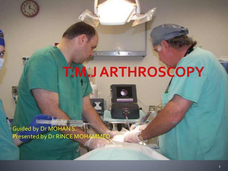 Tmj arthroscopy