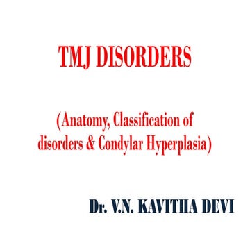 TMJ Disorder in dentistry - By Kavitha Devi.pptx