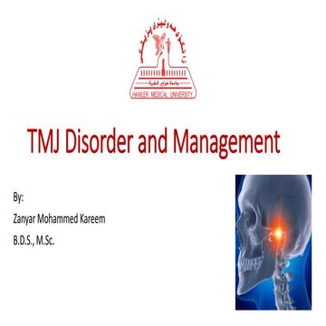 TMJ disorder and managment.pptx