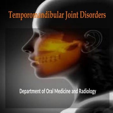 Internal derangement of tmj | PDF